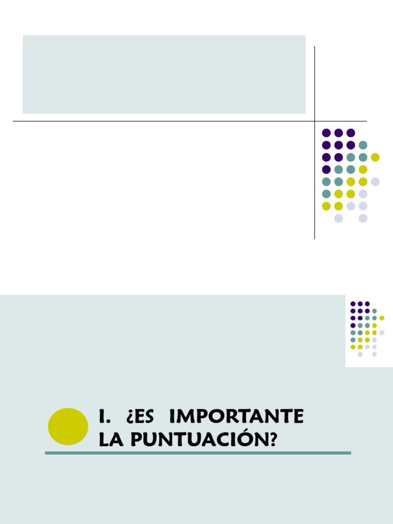 Presentacion Puntuacion | PDF | Puntuación | Sintaxis