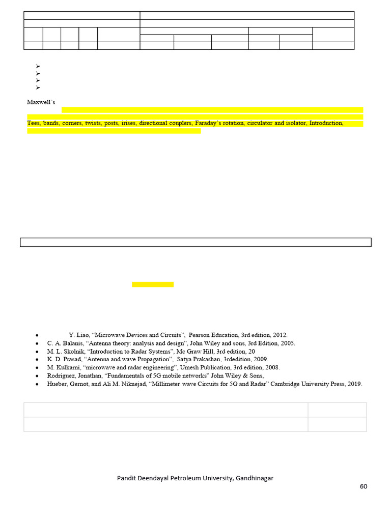 RF Engineering Course Overview | PDF | Antenna (Radio) | Transmission Line