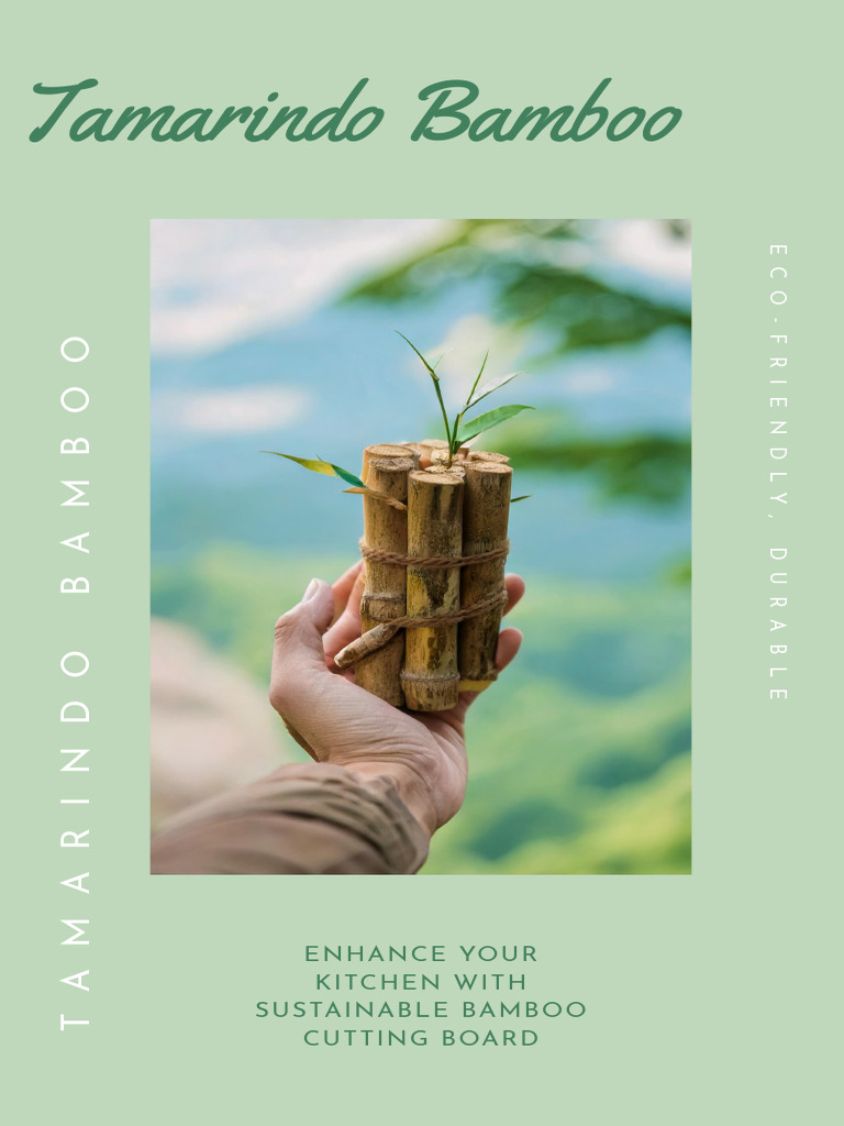 Create A Poster For My Bamboo Cutting Board, With My Brand Name ...