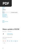 BOM Mass Change Process Guide | PDF | Software Development | Computer ...