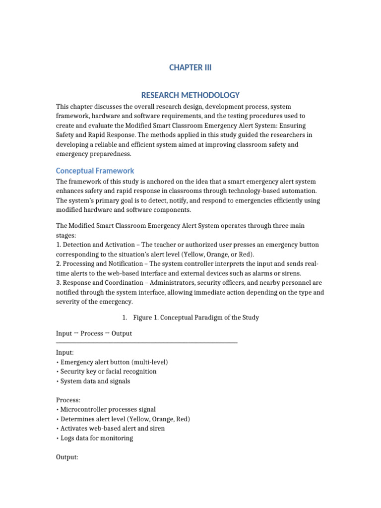 Smart Classroom Emergency Alert System | PDF | System | Web Application