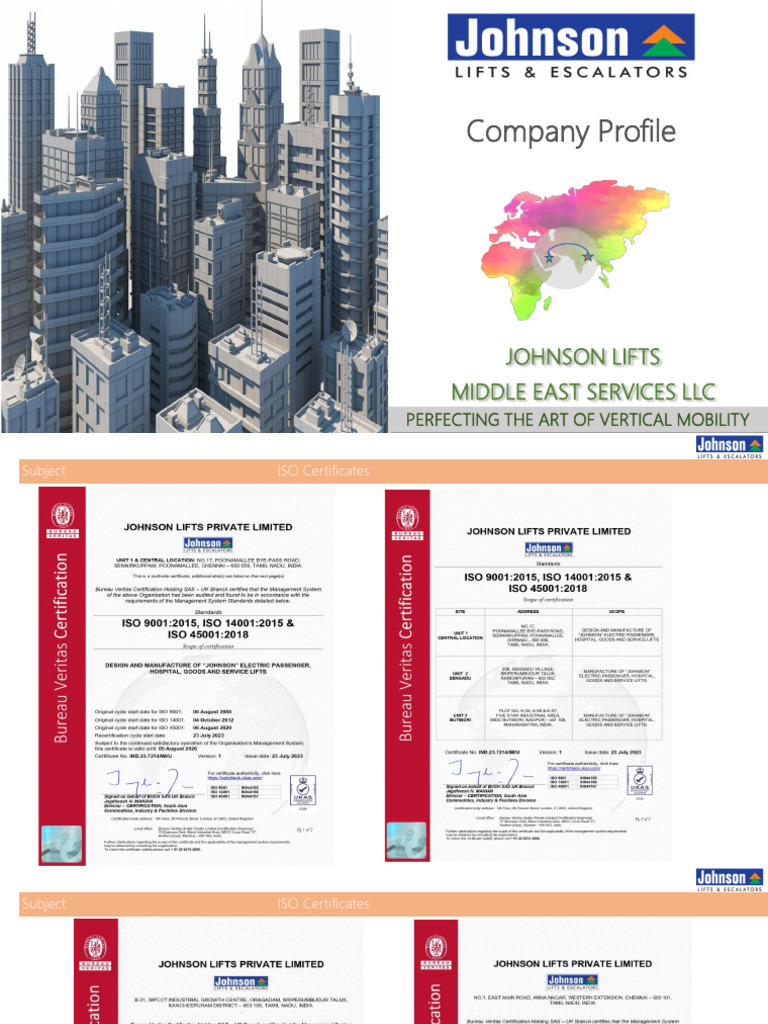 Johnson Lifts: Elevators in Dubai | PDF | Dubai | United Arab Emirates