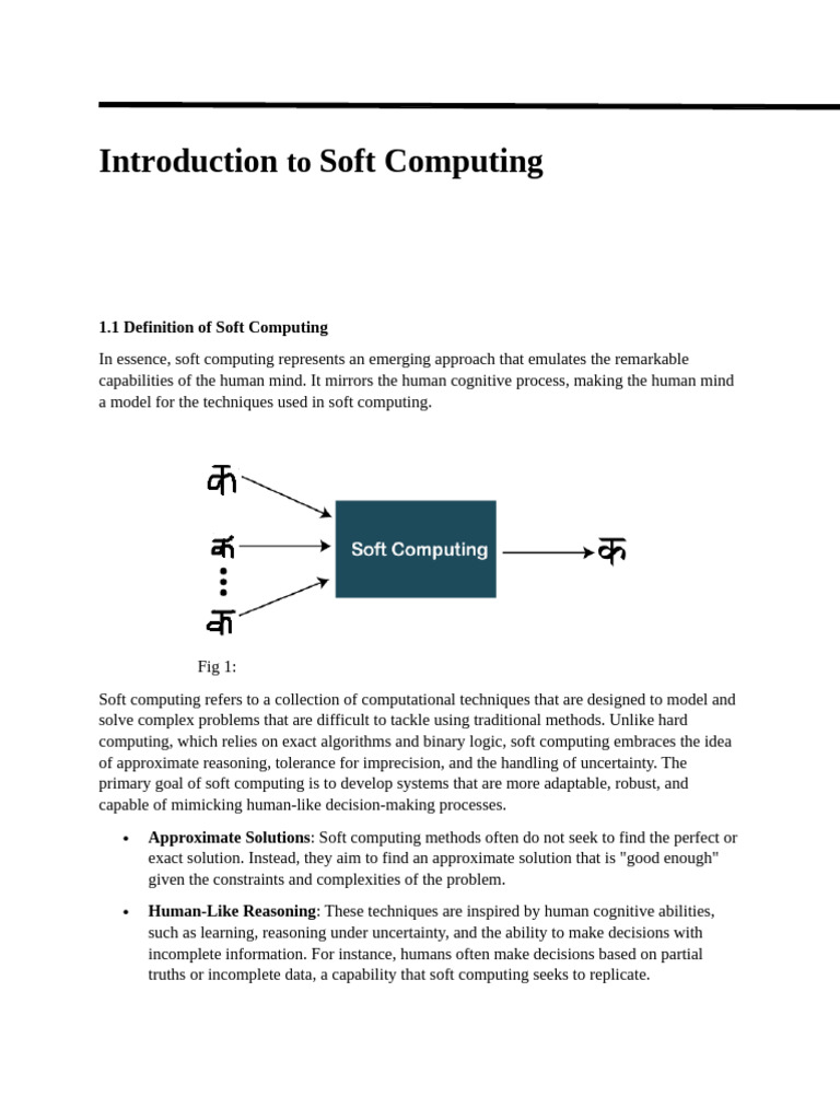 Understanding Soft Computing Techniques | PDF | Fuzzy Logic | Machine ...