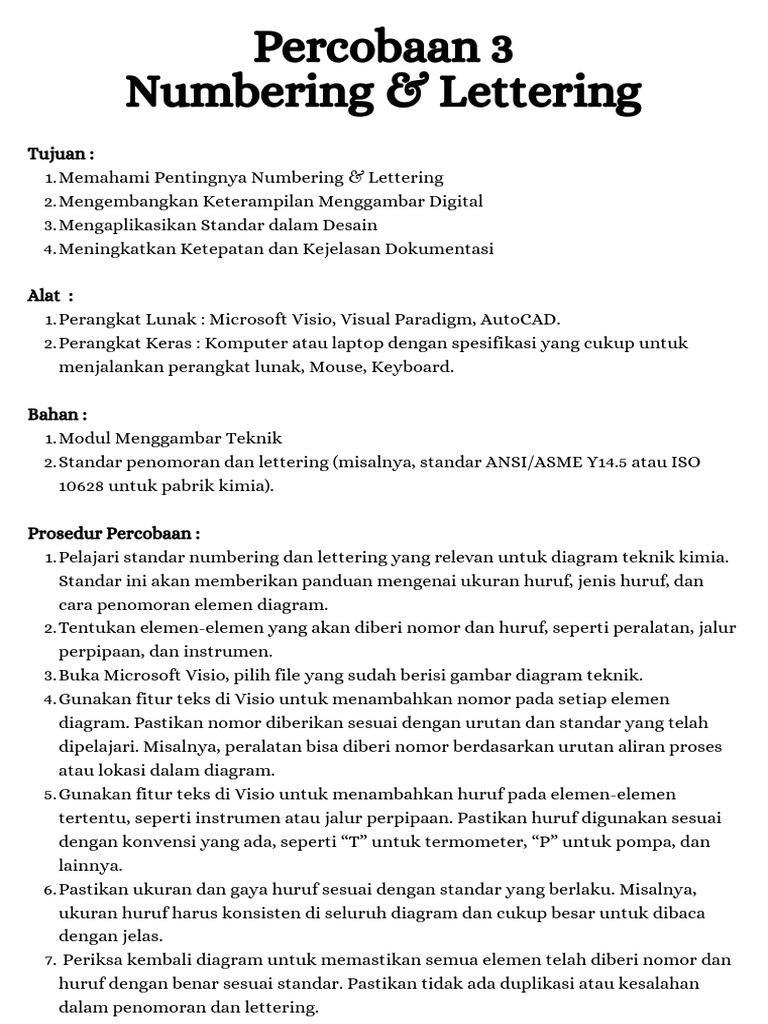 Numbering & Lettering | PDF