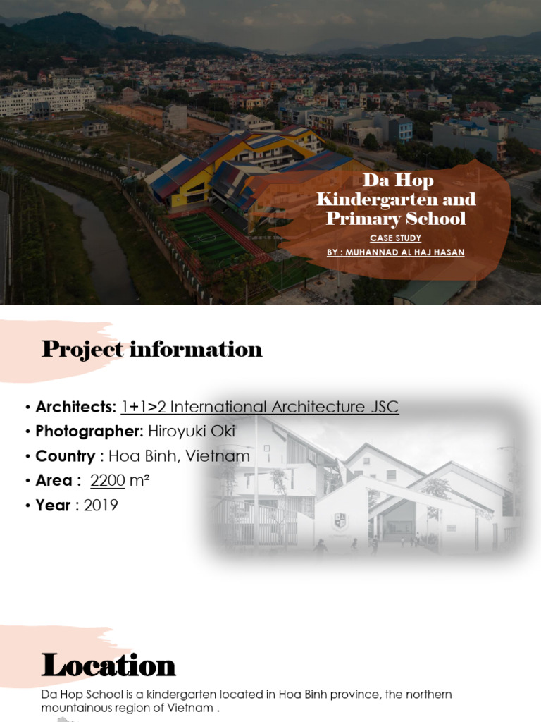 Da Hop School Architectural Case Study | PDF