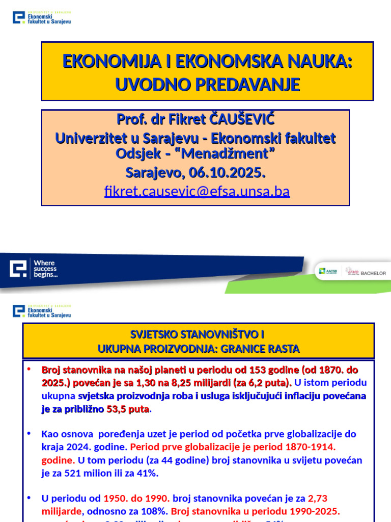 CAUSEVIC MEN OSNOVE Predavanje 1 2025 - 1 | PDF