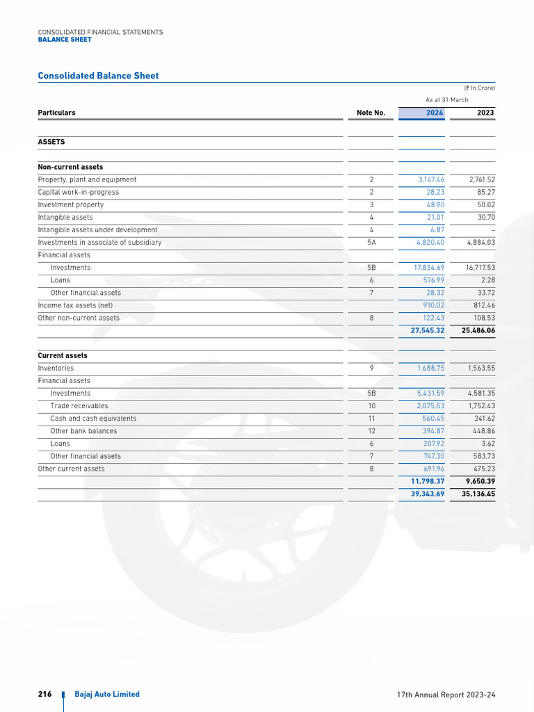 BAL Annual Report 2024 Removed | PDF | Balance Sheet | Expense