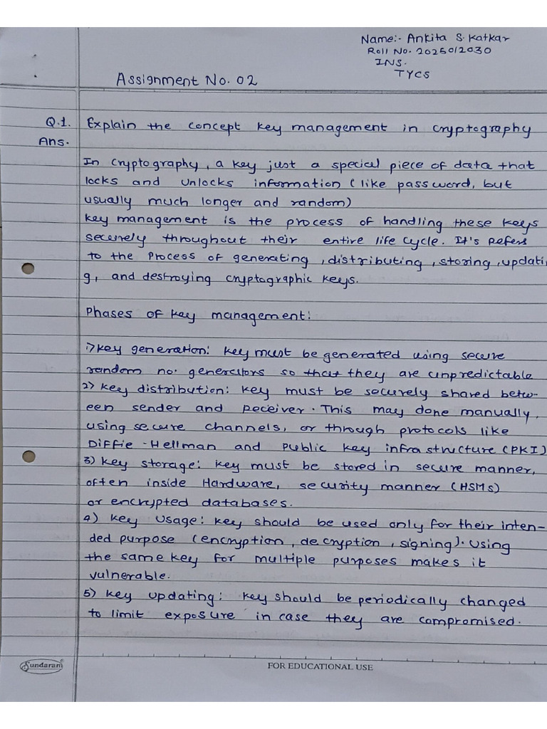 INS Assignment No.2 | PDF