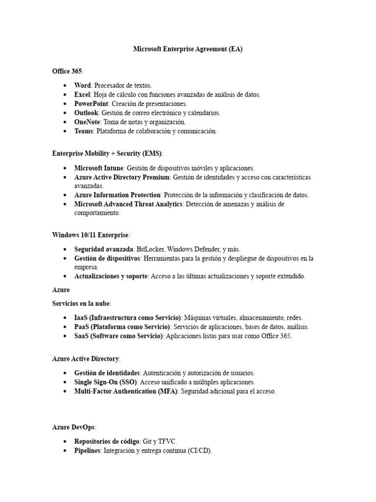Microsoft Enterprise Agreement | PDF | Microsoft Azure | Microsoft