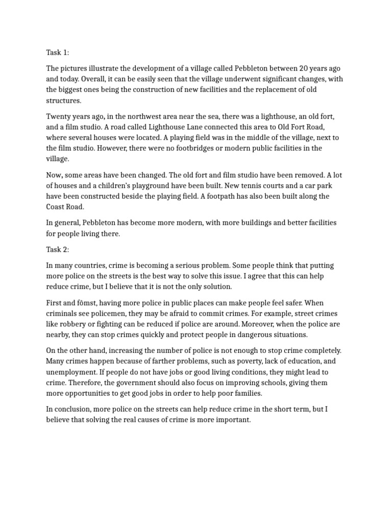 Task 1 Writing | PDF