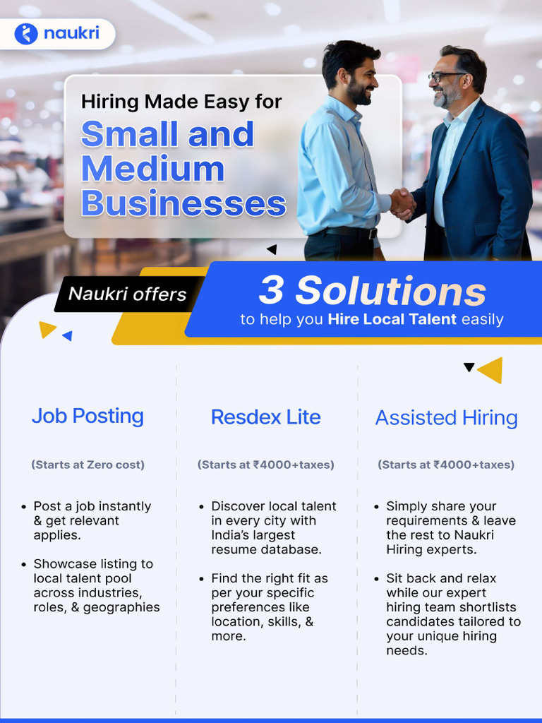 Naukri Products Flyer | PDF