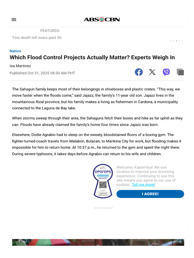 Which Flood Control Projects Actually Matter? Experts Weigh in | ABS-CBN News | PDF | Earth ...