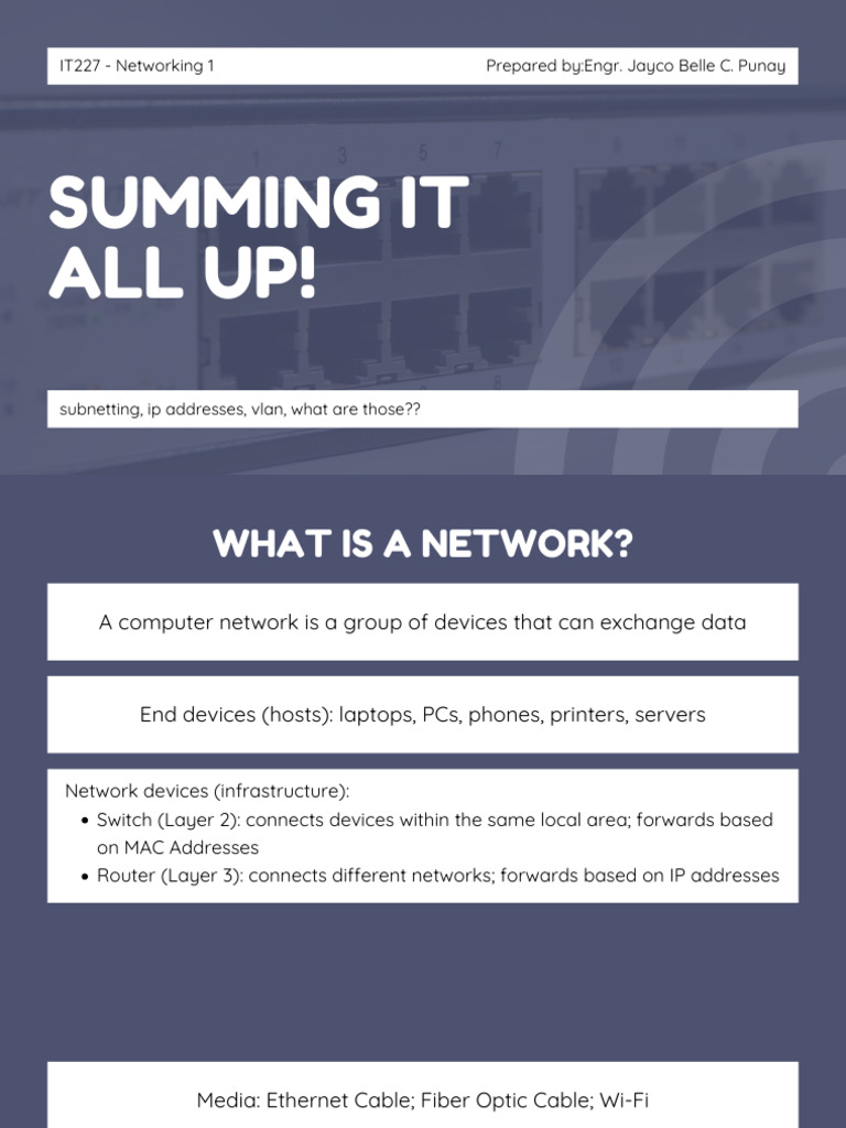 Networking Basics: IP, Subnetting, VLANs | PDF | Computer Network ...