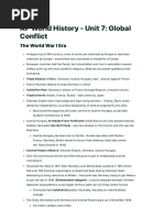 Grade 12 History Study Notes Guide | PDF