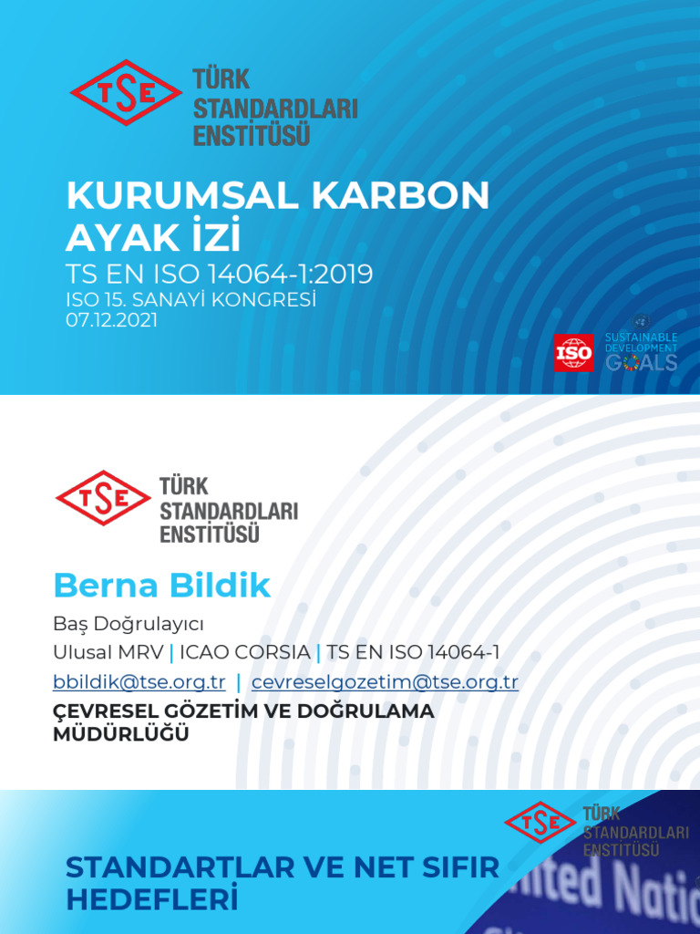 Kurumsal Karbon Ayakizi ISO Kongre TSE | PDF