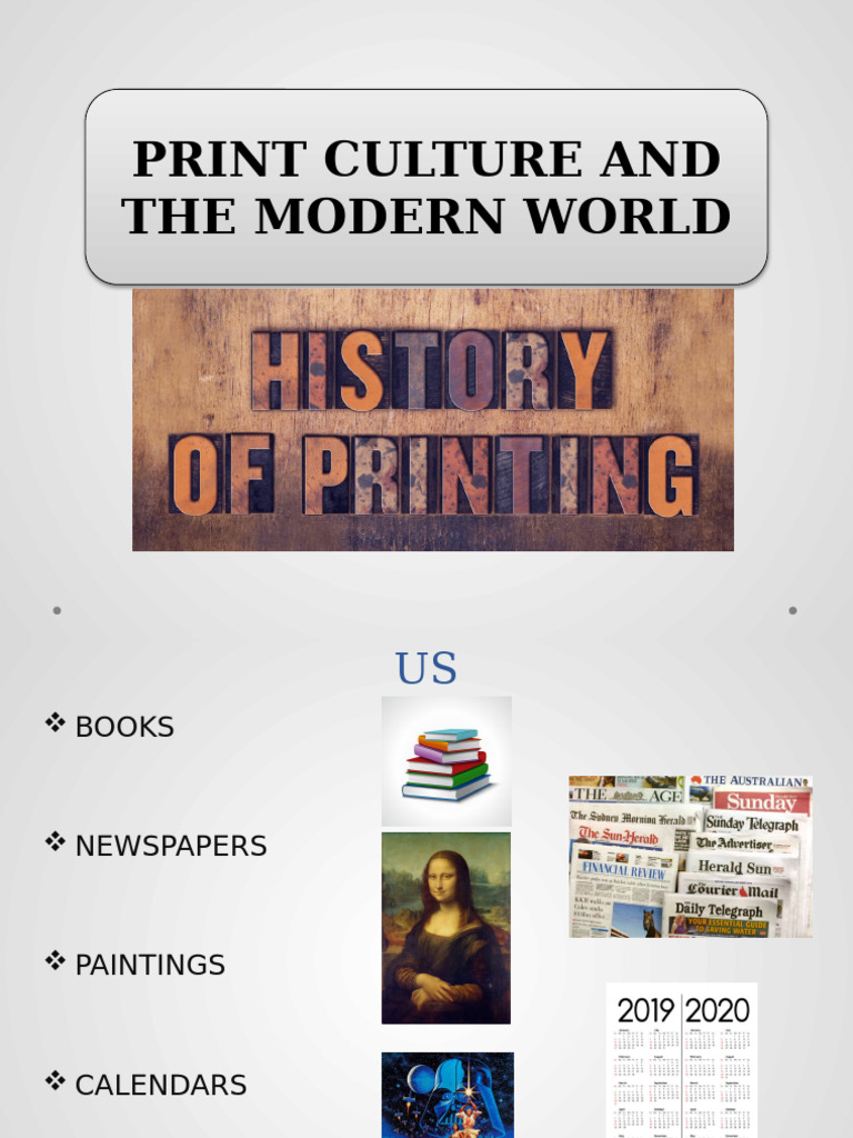 Evolution of Print Culture Worldwide | PDF | Printing | Printing Press