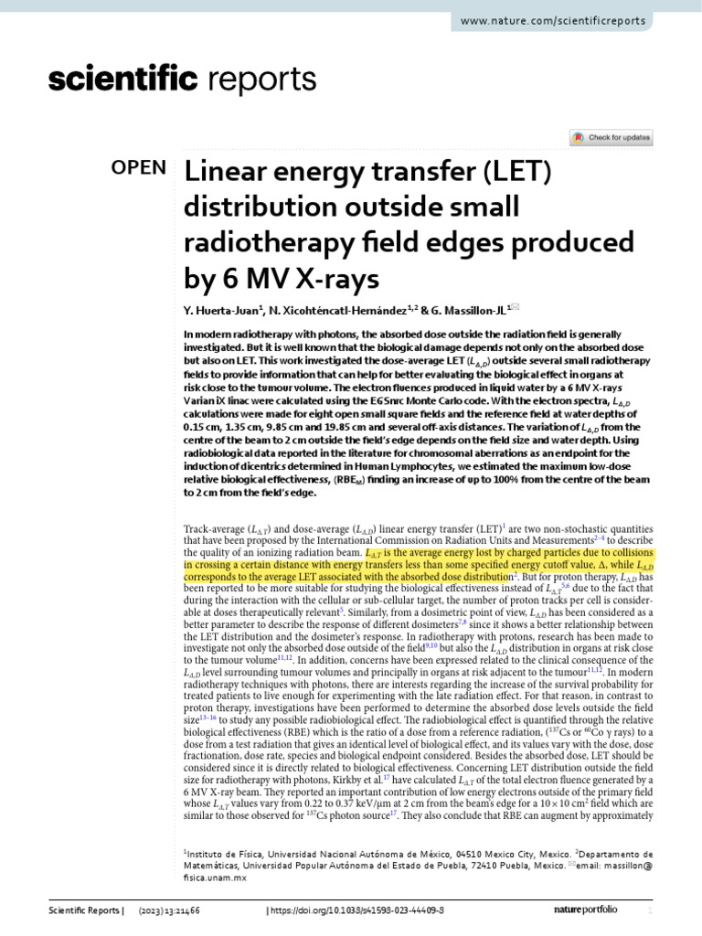 2023-Report-Linear Energy Transfer (LET) Distribution Outside Small ...