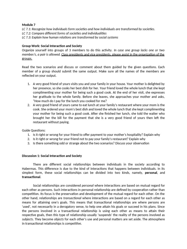 Module 7 - Introduction To Philosophy | PDF | Public Sphere | Market ...