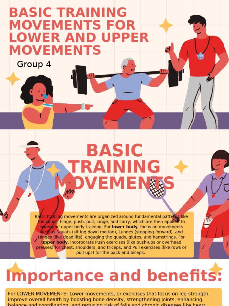 Essential Upper and Lower Body Movements | PDF | Arm | Limbs (Anatomy)