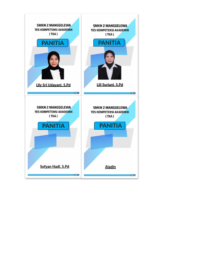 Name Tag Tka | PDF