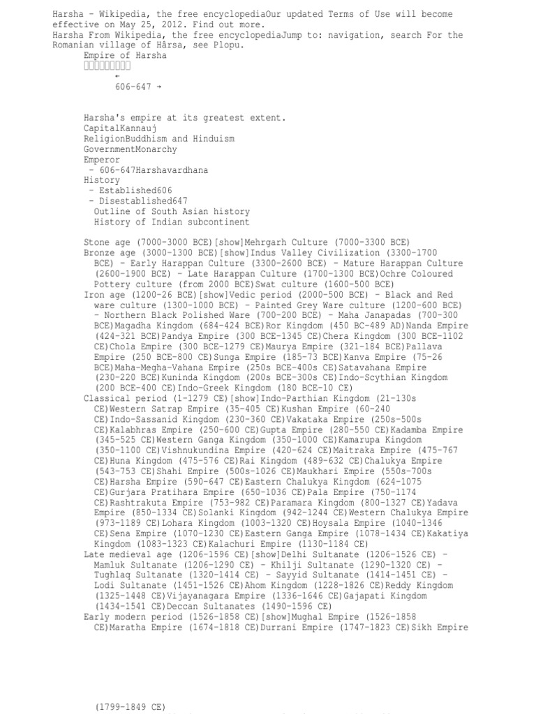 Harsha - Wikipedia, The Free Encyclopedia | PDF | Religion And Belief