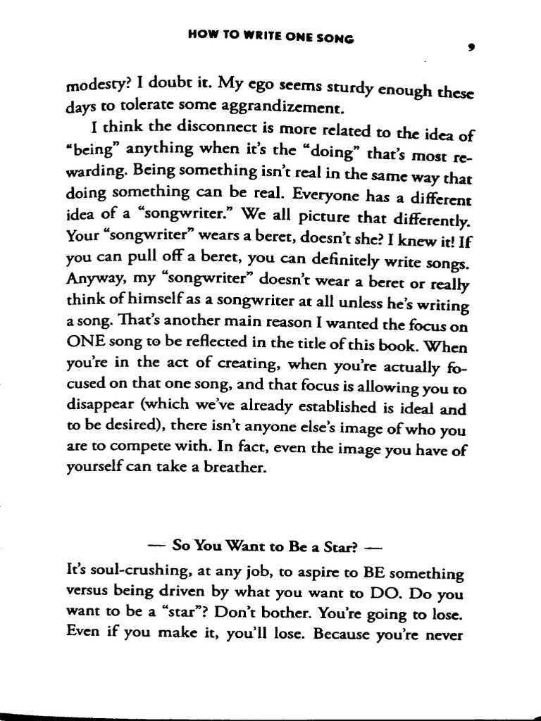 How To Write One Song | PDF