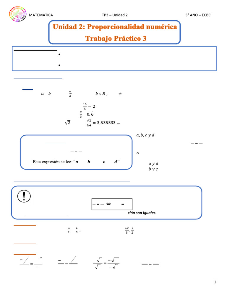 Proporcionalidad y Magnitudes en Matemática | PDF | Matemáticas