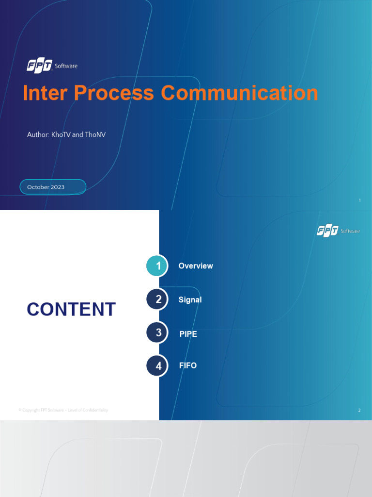 07 IPC01 Overview and Signal Pipe FIFO | PDF