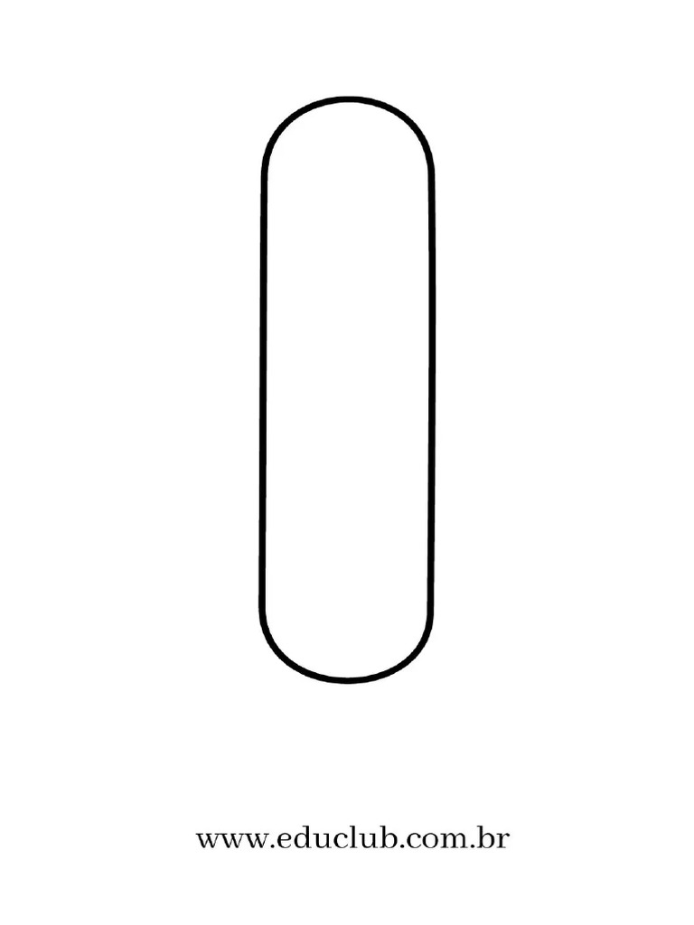 Alfabeto Vazado - Letra I | PDF