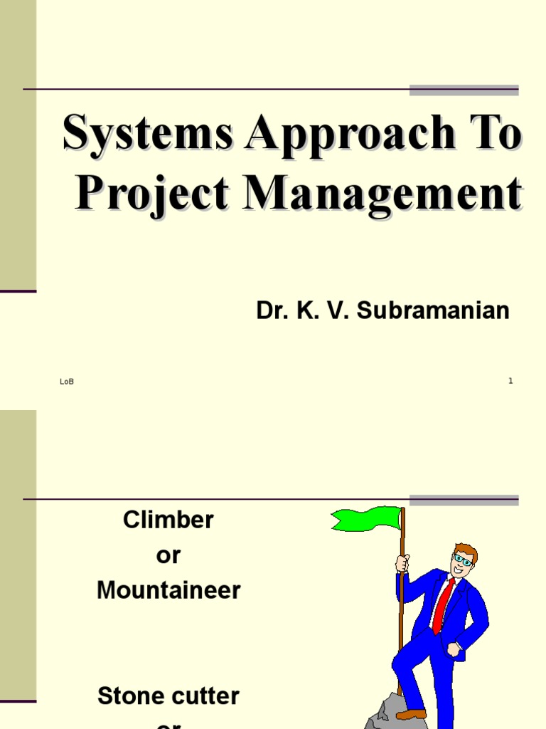 Systems Approach To Project Management | PDF | Human Resources ...