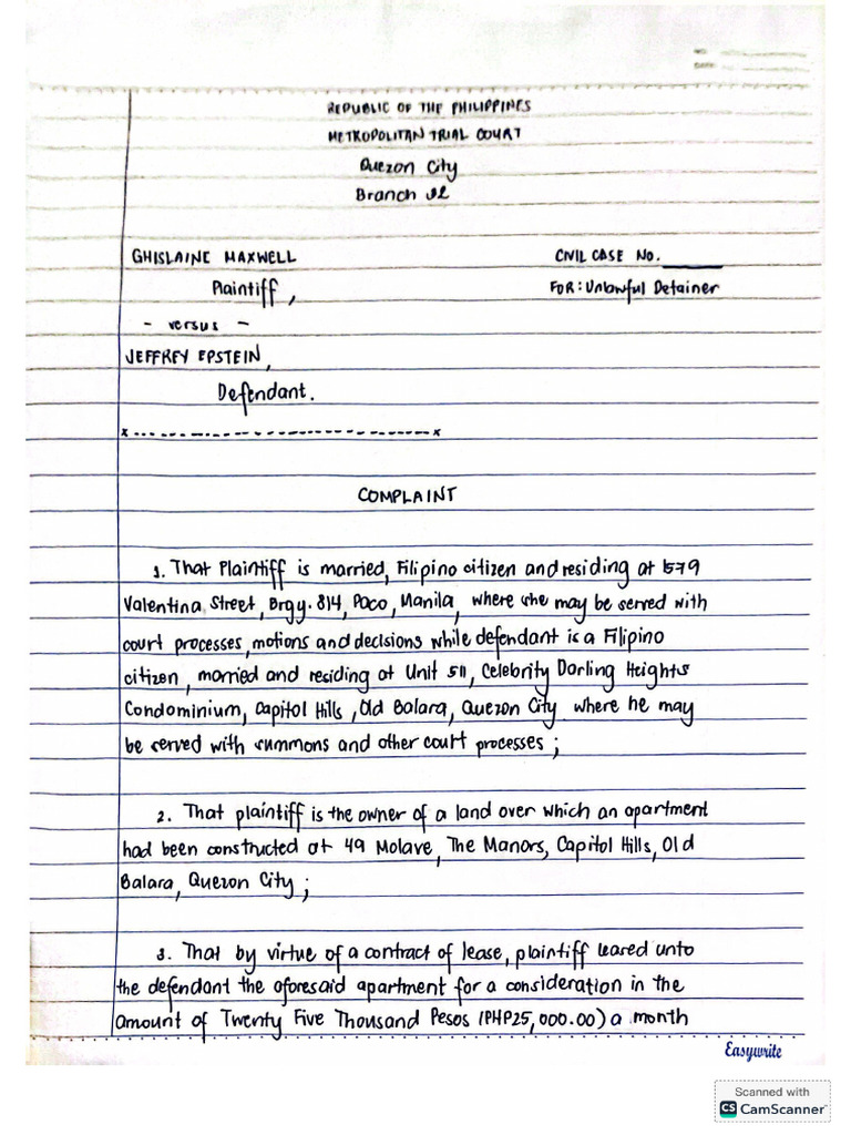 Unlawful Detainer | PDF