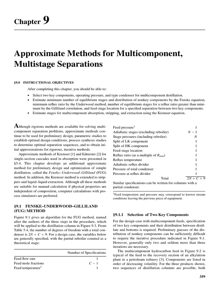 Separation Process Principles Third Edition 2 | PDF | Distillation | Unit Operations