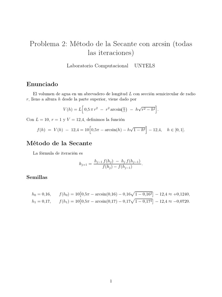 02 Secante Corregido | PDF