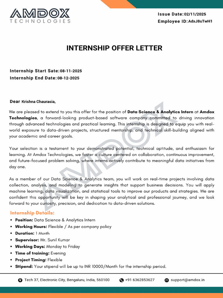 Offer Letter | PDF