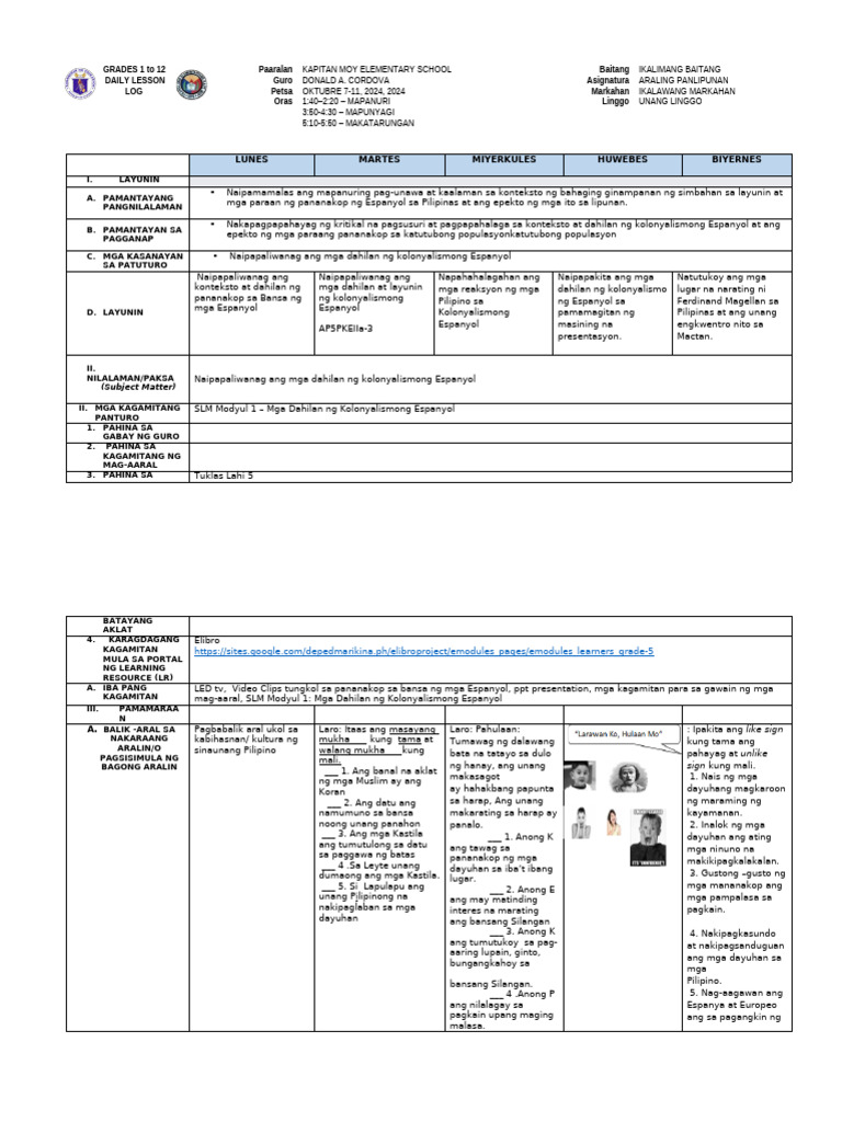 Cordova AP DLL q2w1 | PDF