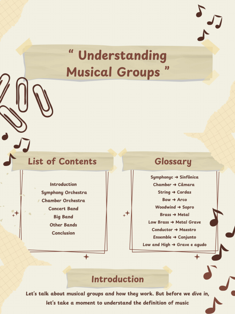 Understanding Musical Groups | PDF
