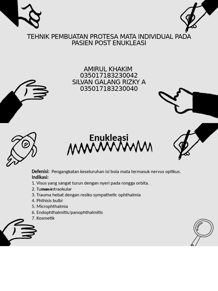 Proses Pembuatan Protesa Mata Pasca Enukleasi | PDF