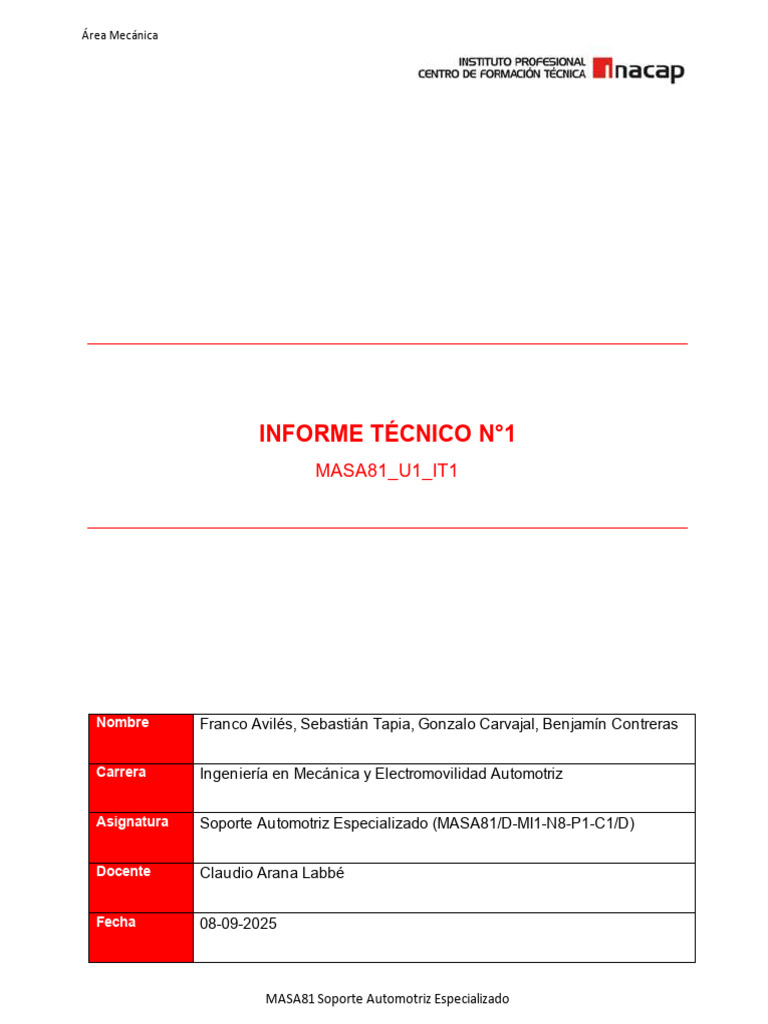 Masa81 U1 It1 | PDF | Ingeniería mecánica
