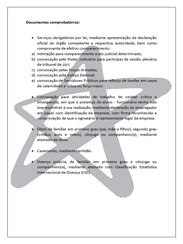 Segunda Chamada de Prova a1 Ou Af Disciplina Presencial Marca | PDF