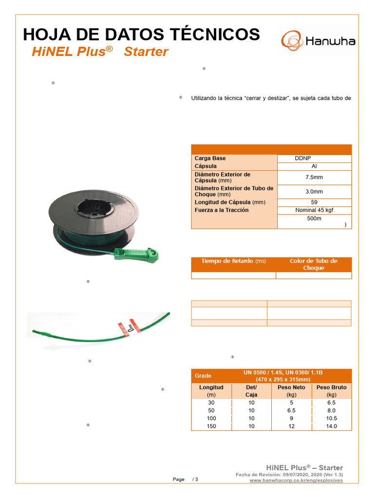 HiNEL Starter Spanish | PDF | Fenomeno fisico