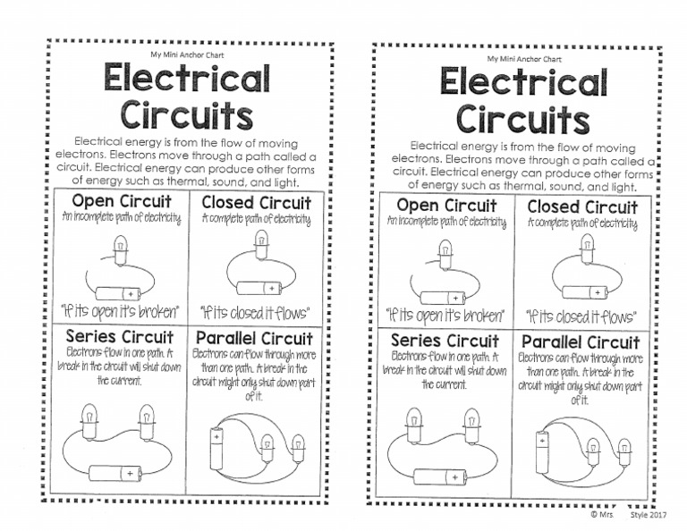 Elliot Evans - Electrical Circuits Anchor Chart | PDF