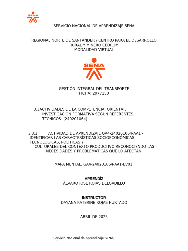 885653288-Mapa-mental-GA4-240201064-AA1-EV01 | PDF | Aprendizaje ...