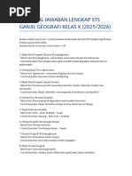 Persiapan OSN Geografi 2026: Modul Lengkap | PDF