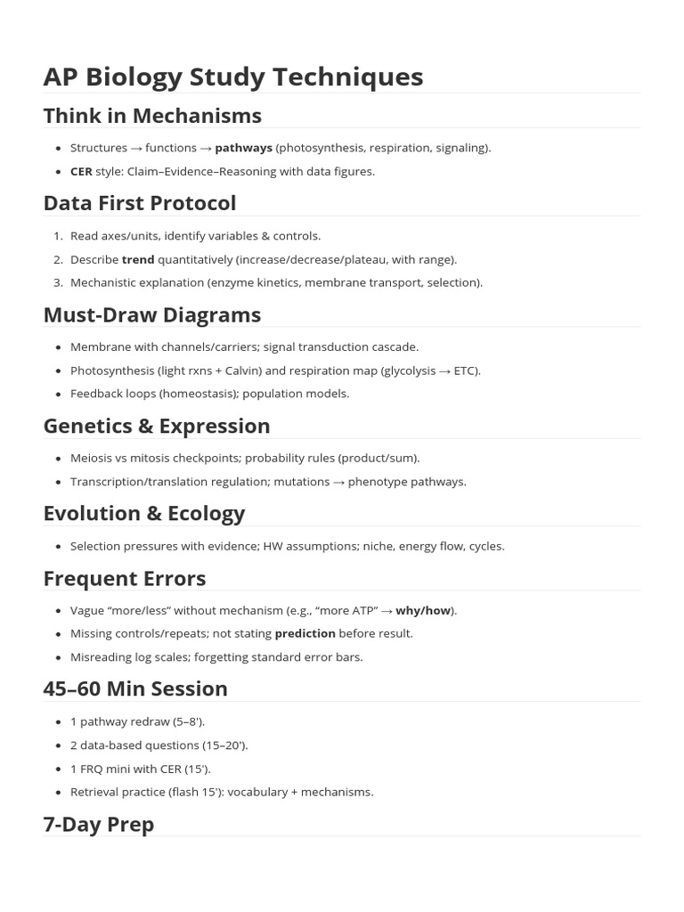AP Study Techniques for Science & Math | PDF | Buffer Solution | Momentum