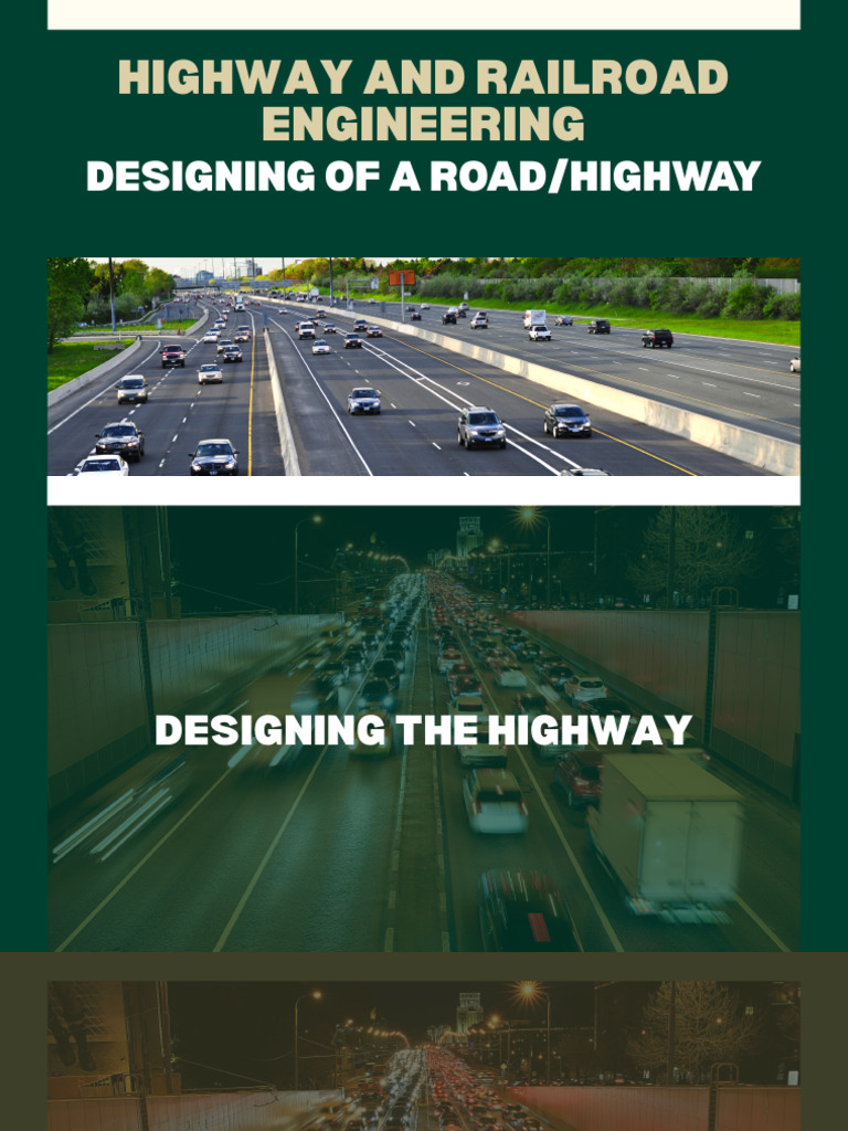 Highway and Railroad Engineering - Designing of Highway (Elements of A ...