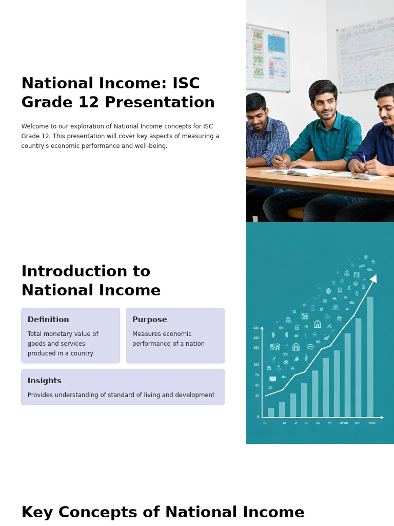 National Income Concepts for ISC Grade 12 | PDF | Measures Of National ...