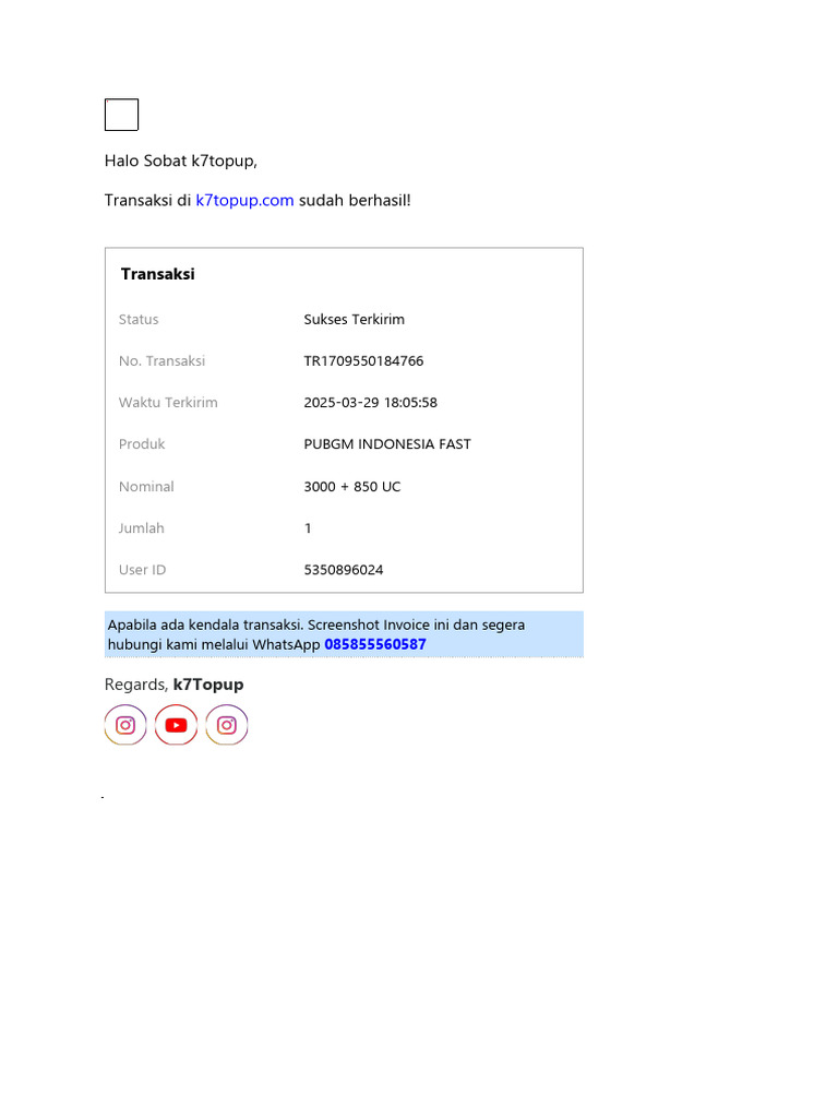notifikasi topup | PDF