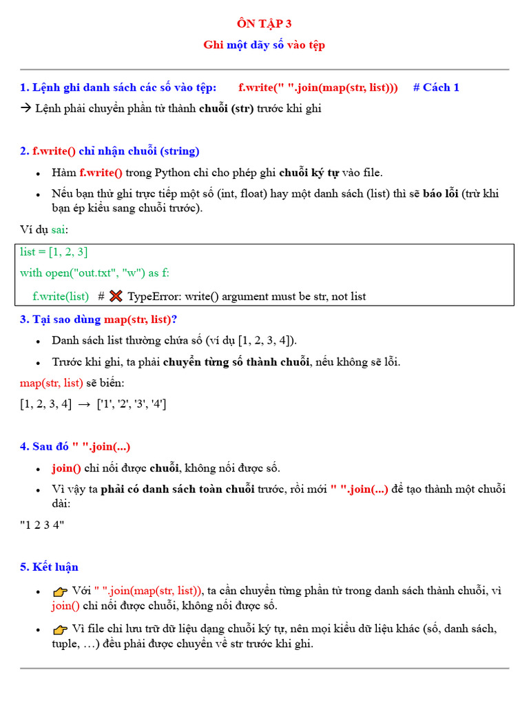 3.ghi List So Vao Tep | PDF