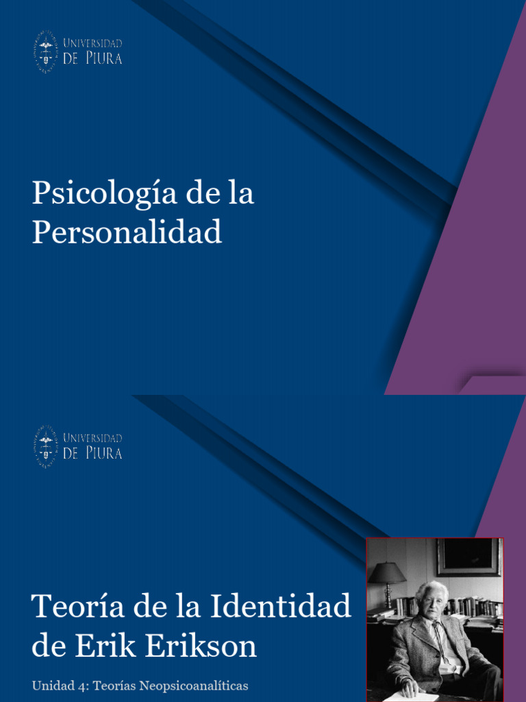 Udep Per Sem 5 Teoría de La Identidad de Erik Erikson Ii | PDF ...