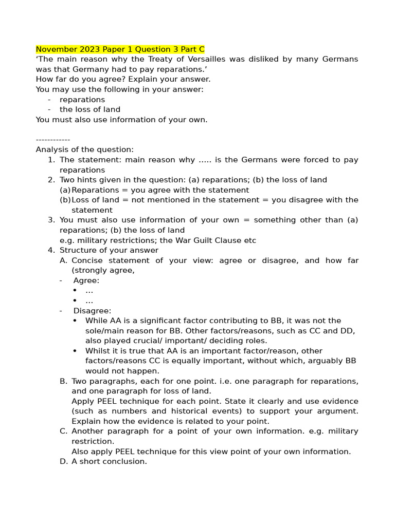 GCSE Paper 1 Question 3 Part C (16 Marker) - How To Answer With Sample ...